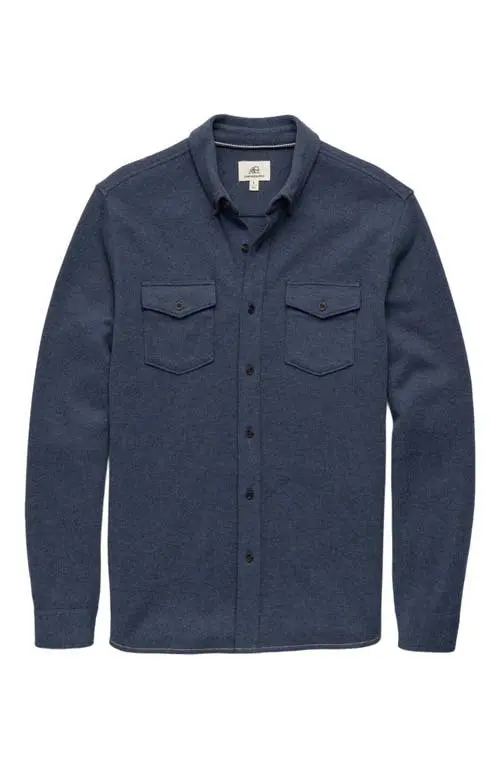 SURFSIDE SUPPLY CO. Rex Soft Knit Shirt - Navy Heather