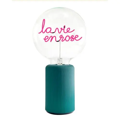 MITB Rose Portable Table Lamp - Emerald