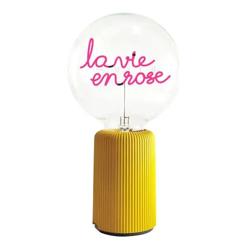MITB Rose Portable Table Lamp - Yellow