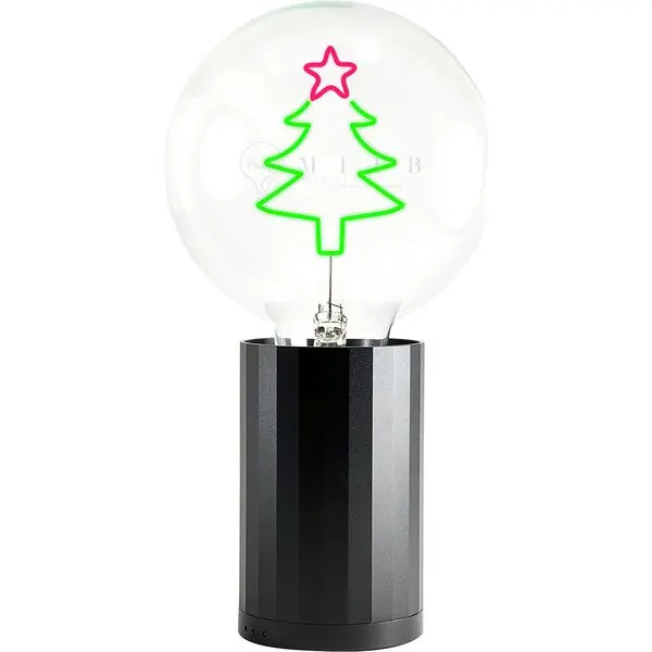 MITB Xmas Tree Portable Table Lamp - Black