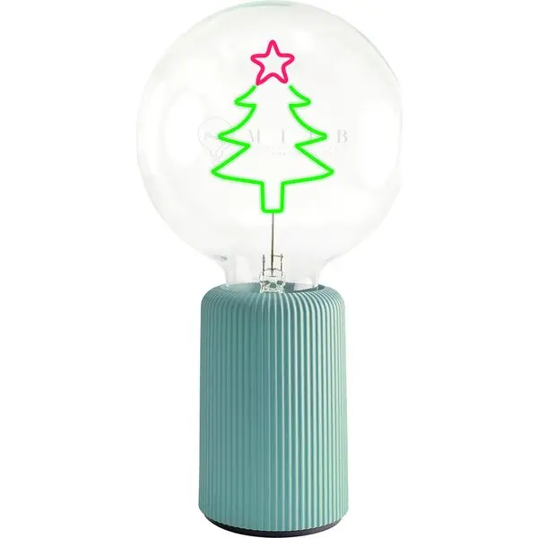 MITB Xmas Tree Portable Table Lamp - Blue