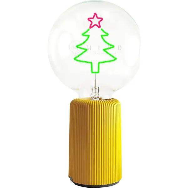 MITB Xmas Tree Portable Table Lamp - Yellow
