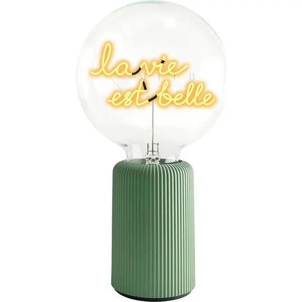 MITB La Vie Est Belle Portable Table Lamp - Olive