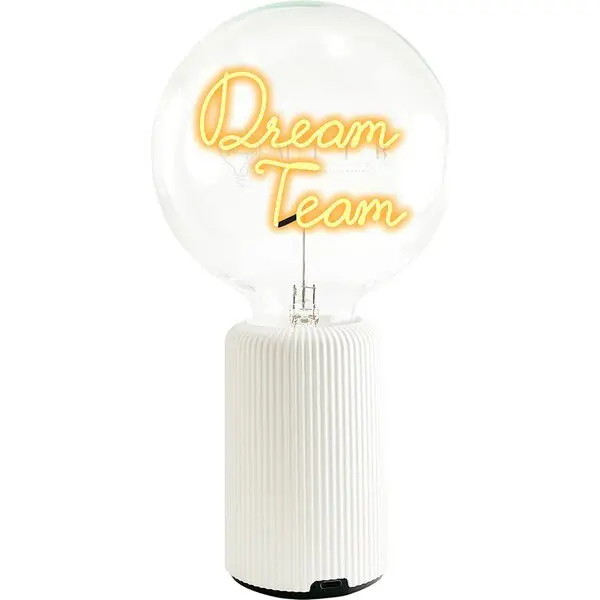 MITB Dream Team Portable Table Lamp - White