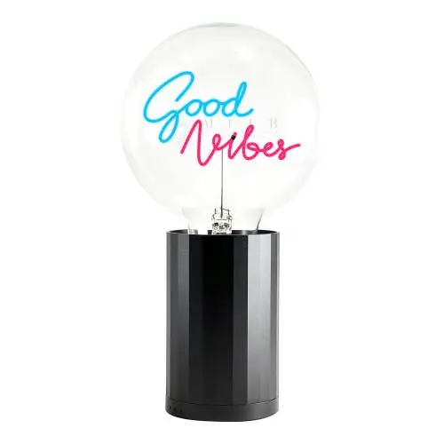 MITB Good Vibes Portable Table Lamp - Black