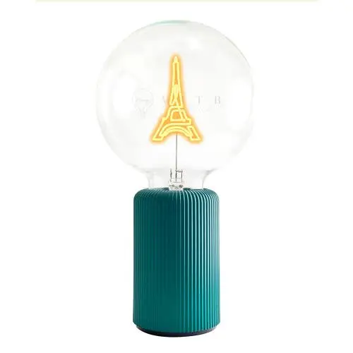MITB Eiffel Tower Portable Table Lamp - Emerald
