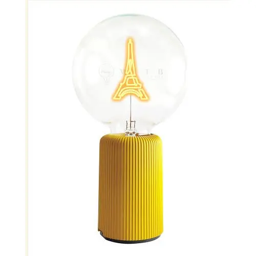 MITB Eiffel Tower Portable Table Lamp - Yellow