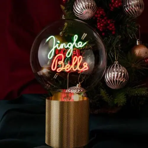 MITB Jingle Bells Portable Table Lamp - Emerald