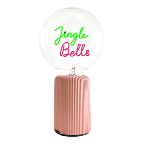MITB Jingle Bells Portable Table Lamp - Pink
