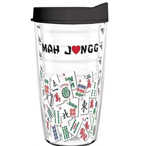 MAH JONGG DIRECT Mah Jongg Tumbler 16 Oz Drinkware - Multicolor