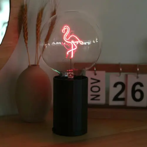 MITB Flamingo Portable Table Lamp - White