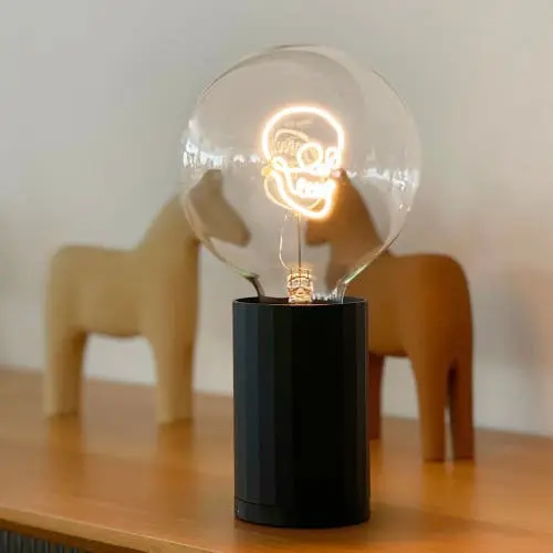 MITB Skull Portable Table Lamp - Emerald