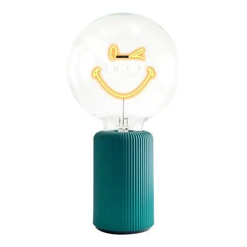 MITB Smiley World Kidness Portable Table Lamp - Emerald