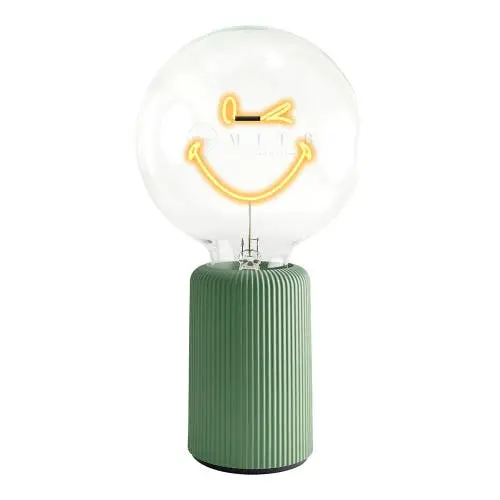 MITB Smiley World Kidness Portable Table Lamp - Olive