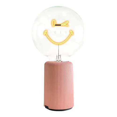 MITB Smiley World Kidness Portable Table Lamp - Pink