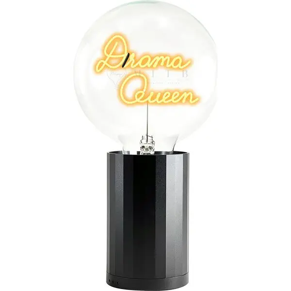 MITB Drama Queen Portable Table Lamp - Black