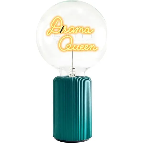 MITB Drama Queen Portable Table Lamp - Emerald