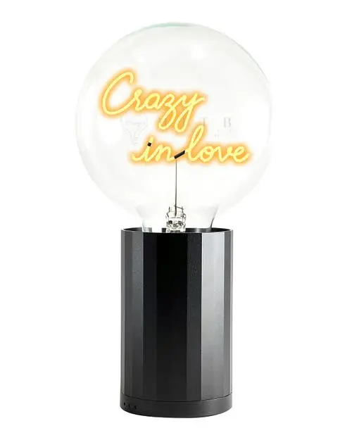 MITB In Love Portable Table Lamp - Black
