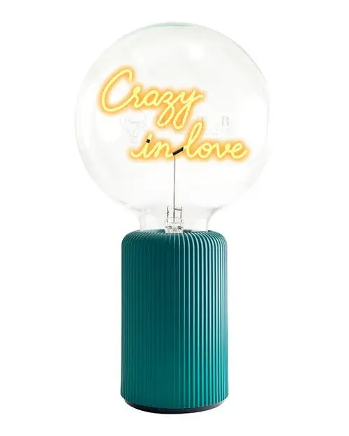MITB In Love Portable Table Lamp - Emerald