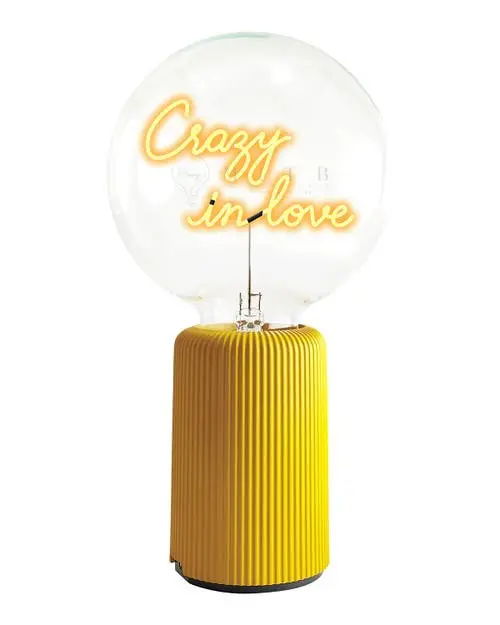MITB In Love Portable Table Lamp - Yellow