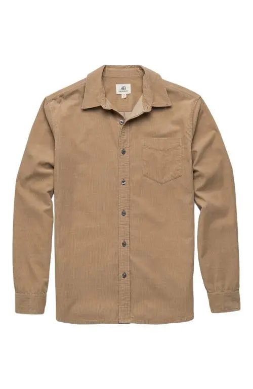 SURFSIDE SUPPLY CO. Brian Corduroy Shirt - Chinchilla