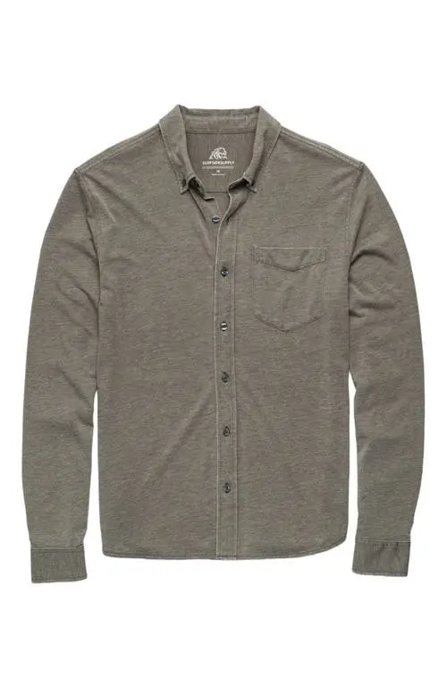 SURFSIDE SUPPLY CO. Anthony Burnout Shirt - Olive Night
