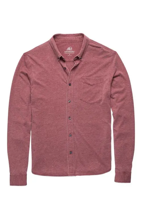 SURFSIDE SUPPLY CO. Anthony Burnout Shirt - Red Syrah