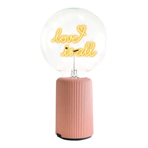 MITB Love Is All Portable Table Lamp - Pink