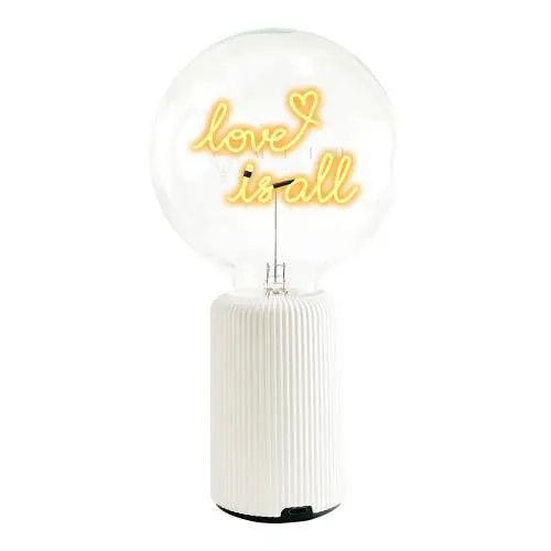 MITB Love Is All Portable Table Lamp - White