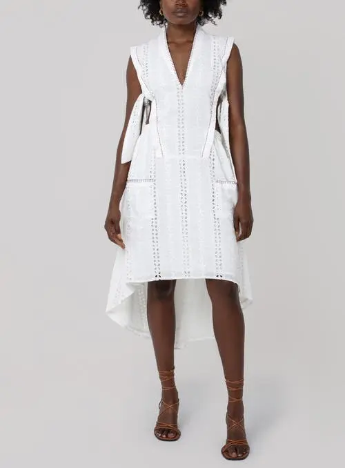 HAVELI Seya Shifli Dress - White