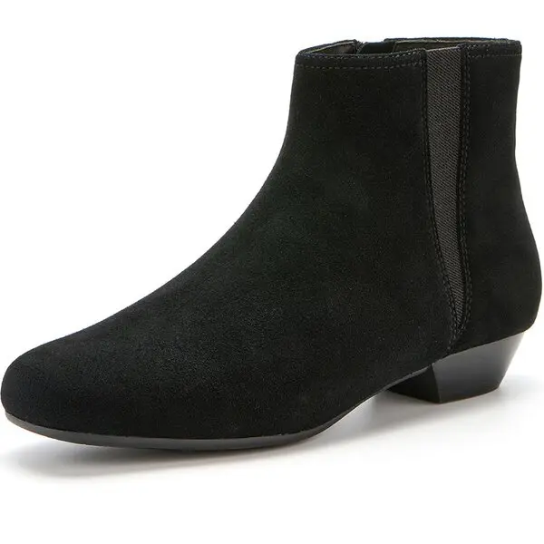 ABEO Via Ankle Boots - Black Suede - Regular