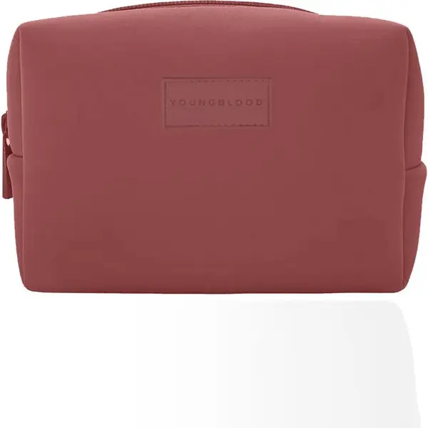 YOUNGBLOOD MINERAL COSMETICS Yb Neoprene Makeup Bag - Marsala