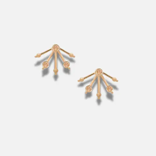 DANIELA MILLAN JEWELRY Constellation Ear Jacket Earrings - Gold