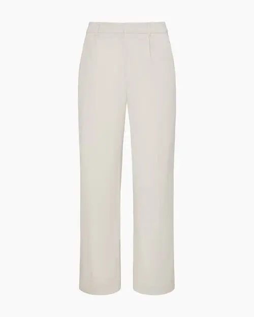 Onia Lyocell Blend Wide-leg Trouser - Stone