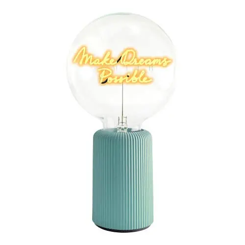 MITB Make Dreams Possible Portable Table Lamp - Blue