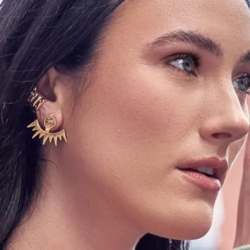 DANIELA MILLAN JEWELRY Detachable Ear Jacket Stud Earrings