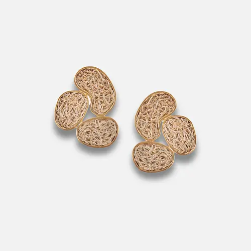 DANIELA MILLAN JEWELRY Origin Statement Earrings - Gold