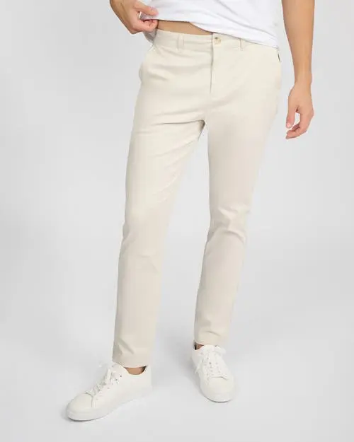 Onia Flat Front Stretch Chino - Stone