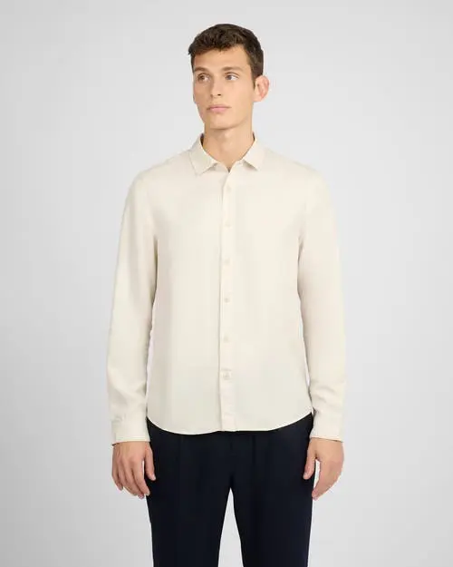Onia Lyocell Long Sleeve Shirt - Stone