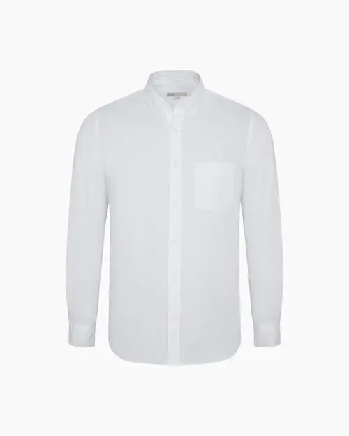 Onia Oxford Long Sleeve Button Down - White