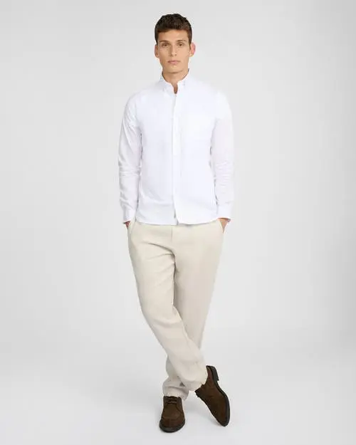 Onia Oxford Long Sleeve Button Down - White