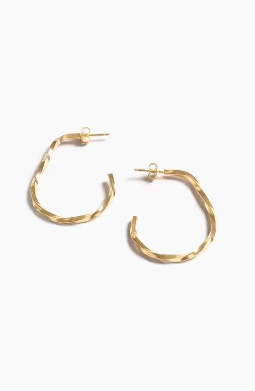 ABLE Ava Hoop Earrings - Gold