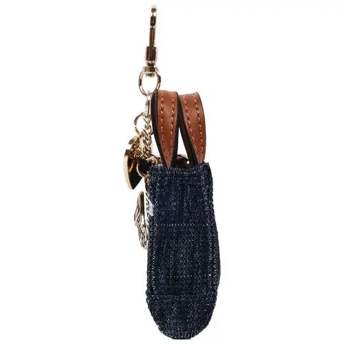 True Religion Mini Denim Tote Bag Charm
