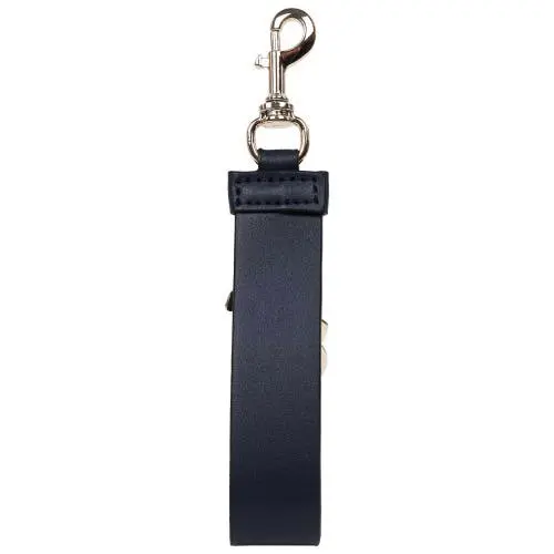 True Religion Bag Charm Keychain - Navy