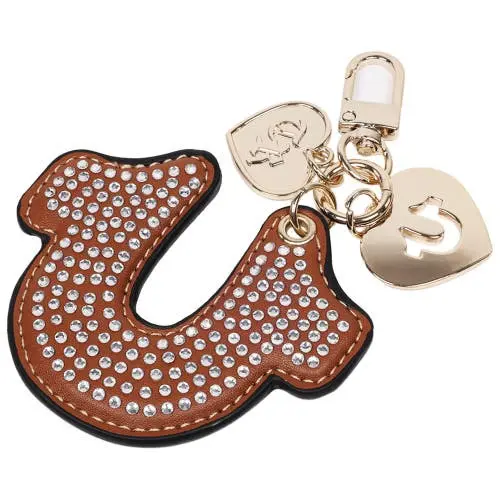 True Religion Rhinestone Horseshoe Bag Charm