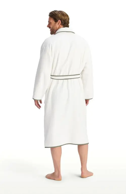 CHRISTY Boundary Piped Edge Luxury Robe - Sage