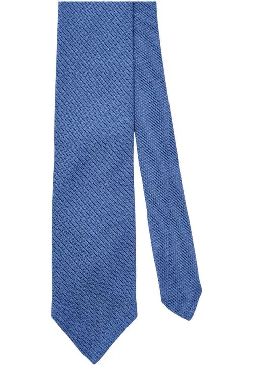 Robert Talbott Duvall Grenadine Silk Necktie - Legacy Blue