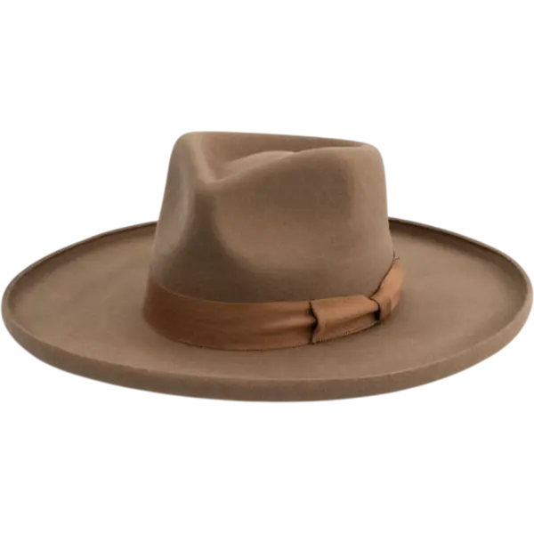 BORN TO ROAM Galilee Rancher Fedora - Brown