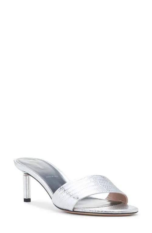 TOM FORD Python Embossed Slide Sandal