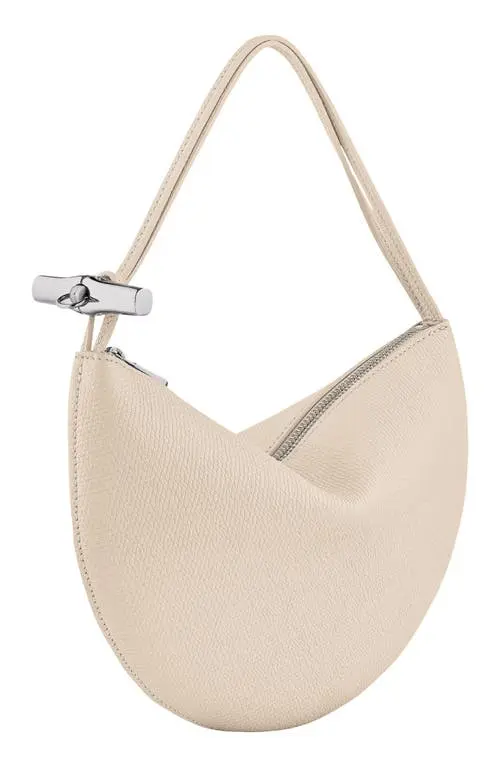 Longchamp Le Roseau Leather Wristlet Clutch